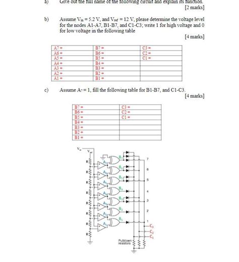 Solved A Give Out The Full Name Of The Following Circuit Chegg Com