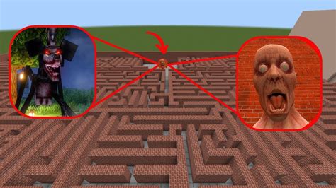 Scp 096 Vs Mickey Mouse In Gmod Maze Maps Minecraft Youtube