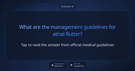 What Are The Management Guidelines For Atrial Flutter