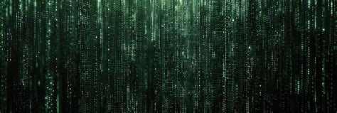 Premium Photo Digital Matrix Green Code Rain Background For Technological Processes Science