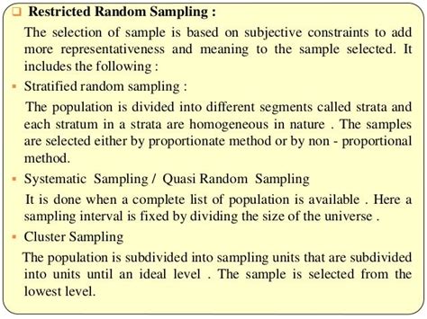 Types Of Sampling Design
