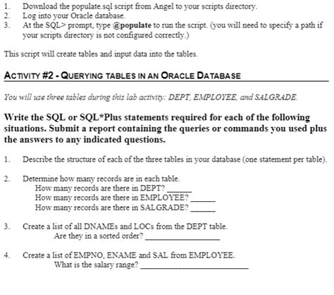 Solved 1 Download The Populatesql Script From Angel To