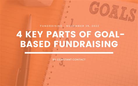 Key Components Of Goal Based Fundraising Community Boost