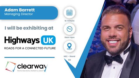 adam barrett on linkedin highwaysuk clearway highwaystechnology