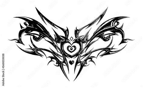 Succubus Womb Tattoo Demon Heart Sigil D Chrome Metal In Triball