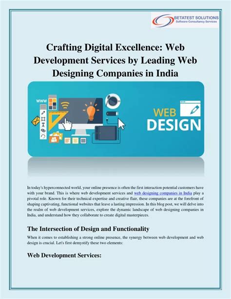 Ppt Crafting Digital Excellence Web Development Services By Leading