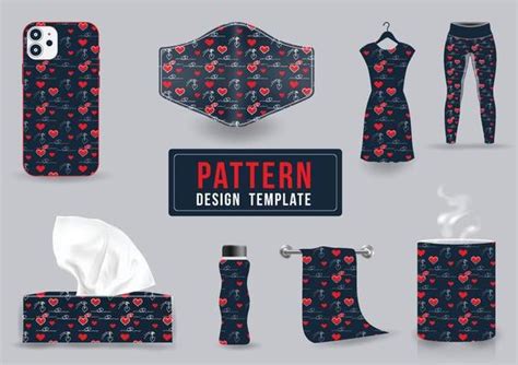 Pattern Mockup Vector Art Icons And Graphics For Free Download