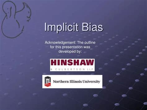 PPT Implicit Bias PowerPoint Presentation Free Download ID