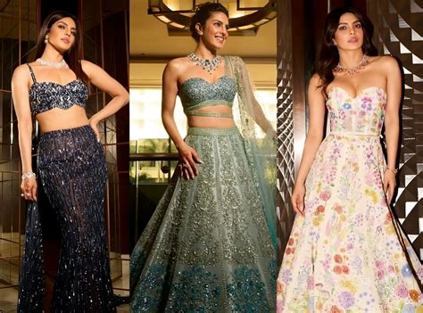 Priyanka Chopras Stunning Outfits At Siddharth Chopras Wedding