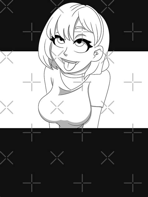 Horny Anime Girl Hentai Girl Orgasm Essential T Shirt By