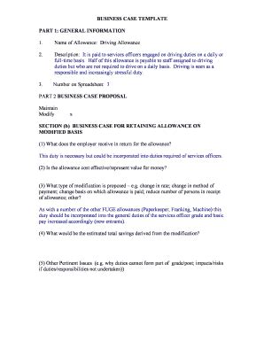 Fillable Online Per Gov Name Of Allowance Driving Allowance Fax Email Print PdfFiller