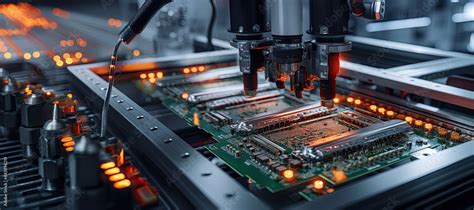 Component Installation And Quality Control Of Circuit Board Fully Automated Pcb Assembly Line