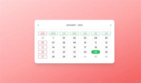 11 Tailwind Css Calendar Components Examples