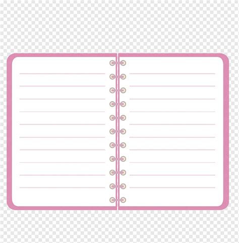 Open Notebook Pages Download Premium Png Of Opened Notebook Page