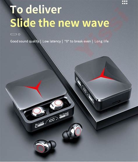 M Pro New Popular LED Display Tws Gaming Headset Auditions Bluetooth Wireless Earbuds Earphone