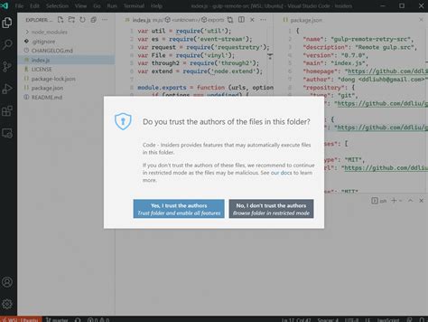 Modal Dialog Is Too Easy To Bypass · Issue 122520 · Microsoft Vscode
