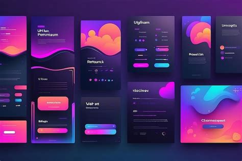 Premium Photo Gradient Uiux Background