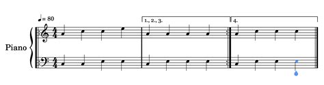 tuxguitar is there a definitive notation for multiple repeats