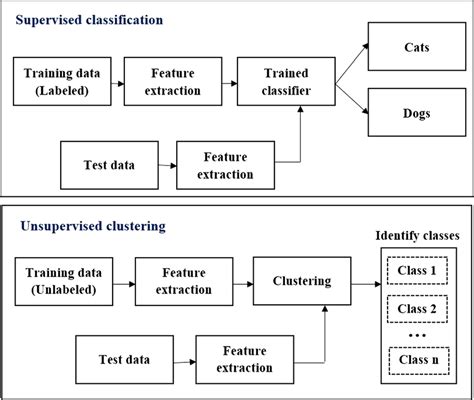 supervised and unsupervised learning models download scientific diagram