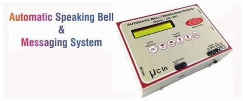 Automatic Bell Ringing Systems Mp3 School Bell Manufacturer From Jaipur