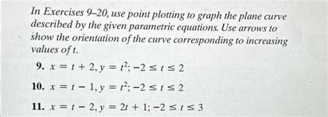 Solved In Exercises Use Point Plotting To Graph The Chegg