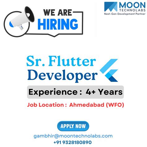 gambhir b sankhat 🎯 on linkedin flutterdeveloper hiring techjobs ahmedabadjobs joinourteam…