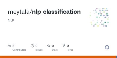 GitHub Meytala Nlp Classification NLP