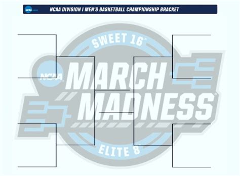 Elite 8 Bracket Printable Pdf And Blank Ncaa Brackets