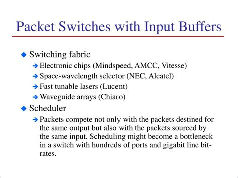Ppt High Capacity Packet Switches Powerpoint Presentation Free Download Id3624009