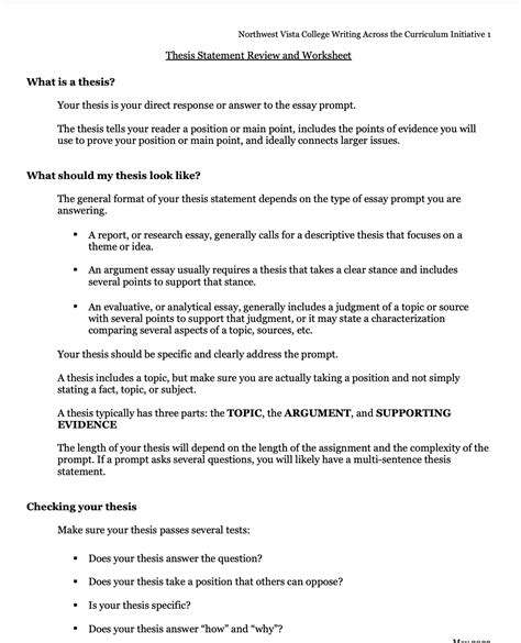 3 Point Thesis Statement 99 Examples How To Write Pdf Tips