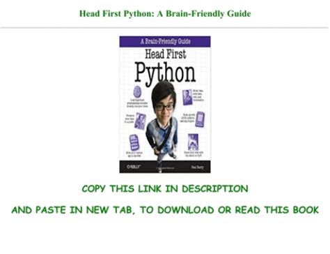 ~free Download Head First Python A Brain Friendly Guide Full Books