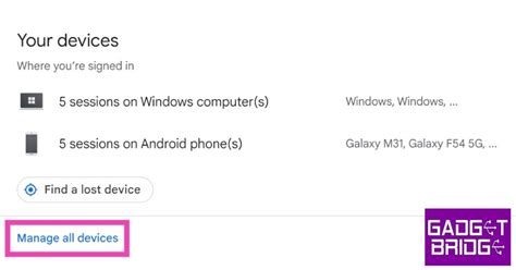 Ways To Remove Devices From Google Account
