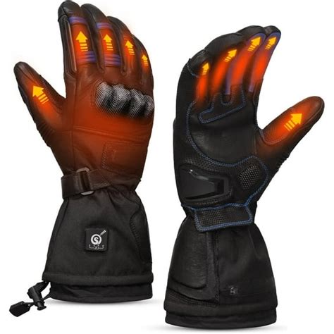 Savior Heat Heated Motorcycle Gloves For Men Women，touchscreen 74v