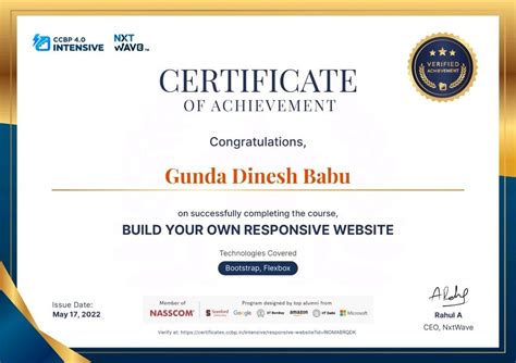 Dinesh Babu Gunda On Linkedin Ccbp Ccbpian Frontenddeveloper