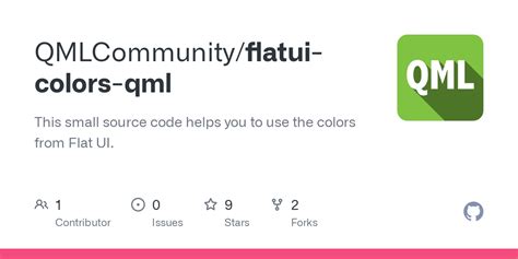 GitHub QMLCommunity Flatui Colors Qml This Small Source Code Helps You To Use The Colors From