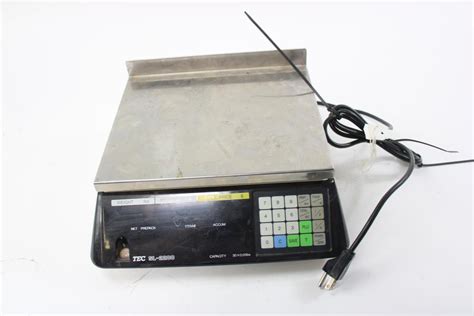 Tec Digital Computing Scale Property Room