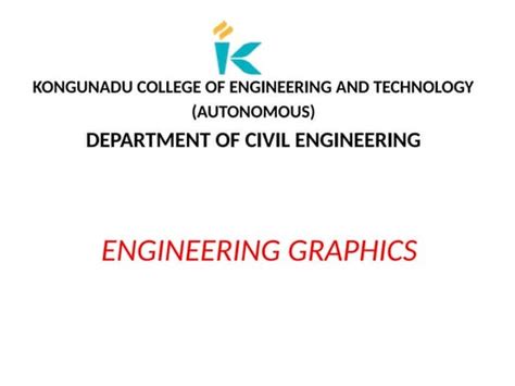 Engineering Graphics Basics Ppt