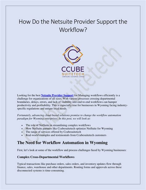 Ppt How Do The Netsuite Provider Support The Workflow Powerpoint Presentation Id12946741