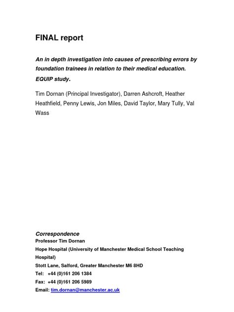 Pdf Final Report Prevalence And Causes Of Prescribing Errors Pdf 28935150 Dokumen Tips