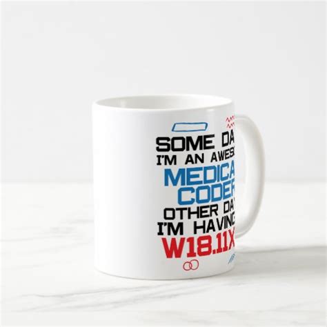 awesome medical coder biller coffee mug certified zazzle