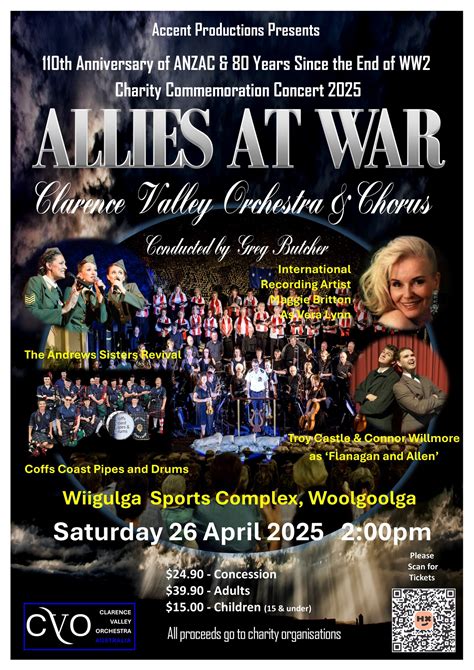 Maclean Rsl Sub Branch Woolgoolga Rsl Sub Branch Will Be Presenting A Charity Concert At The
