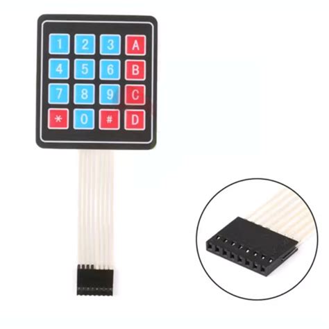 44 4 X 4 Matrix Array 16 Key Membrane Switch Keypad Keyboard For Arduino Avr Ebay