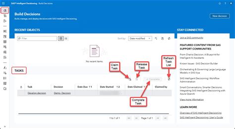 Sas Intelligent Decisioning Using A Workflow For A Decision