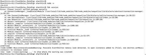 Having Problem In Fdk Installation App Platform Freshworks