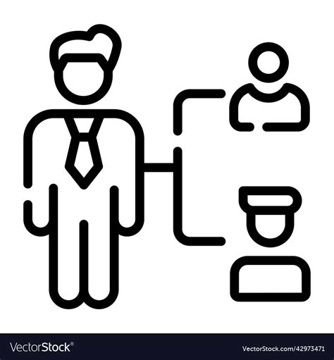 Organizational Structure Royalty Free Vector Image