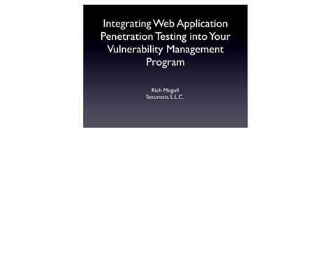 Pdf Web Application Assessment Securosis Home · Best Practices For Web App Pen Testing
