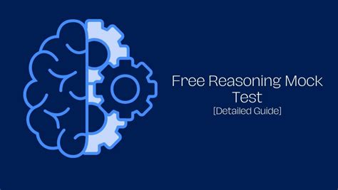 Free Reasoning Mock Test Tips And 50 Sample Questions