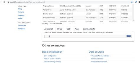 Don T Display Html Code Datatables Forums