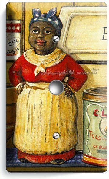 AUNT JEMIMA KITCHEN DINING ROOM VINTAGE RETRO ART LIGHT DIMMER CABLE