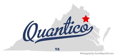 Map Of Quantico Va Virginia
